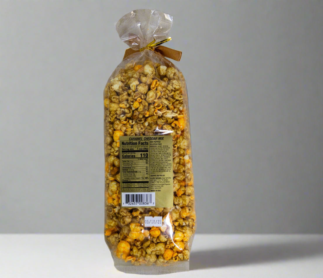 Caramel & Cheddar Mix Popcorn | 6.5 oz Deluxe Bag - TGSP