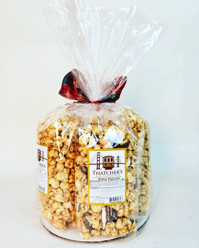 4 Pack Gourmet Popcorn Gift Basket - Perfect Holiday Treat
