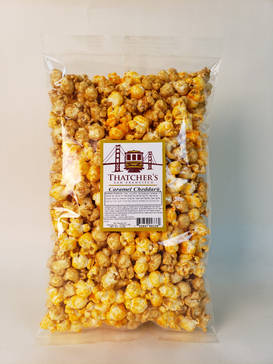 12 oz Caramel & Cheddar Popcorn | Sweet & Savory Gourmet Snack